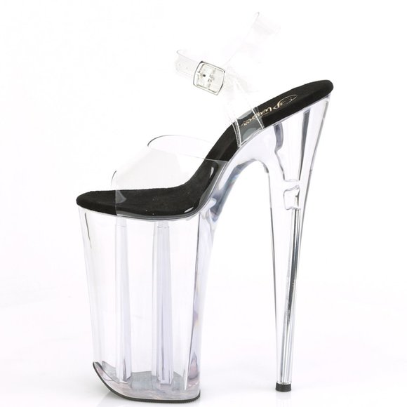Shoes | Platform Transparent Clear High Heel Shoes | Poshmark